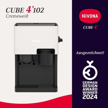 NIVONA CUBE 4102 Kaffeeautomat, Cremeweiß - bei expert kaufen