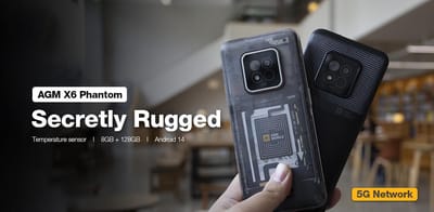 AGM X6 Phantom 5G 8 GB + 128 GB Transparent Smartp - bei expert kaufen