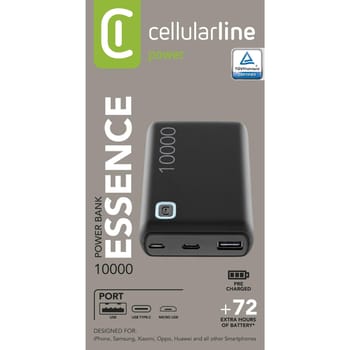 CellularLine Powerbank ESSENCE 10000 mAh Schwarz ( - bei expert kaufen