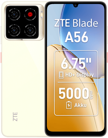 ZTE Blade A56 4GB + 64GB Floating Gold Smartphone - bei expert kaufen
