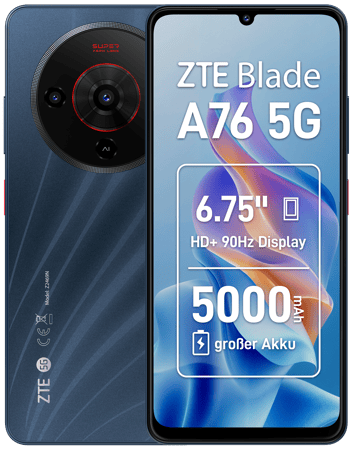 ZTE Blade A76 5G 128GB Black Smartphone - bei expert kaufen