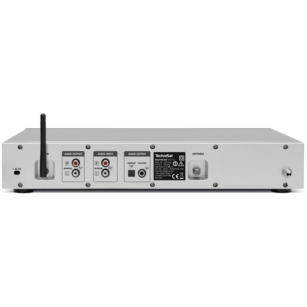 TechniSat DIGITRADIO 143 CD (V3), Silber HiFi-CD-Receiver - bei expert ...